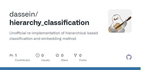 Github Dasseinhierarchyclassification Unofficial Re Implementation