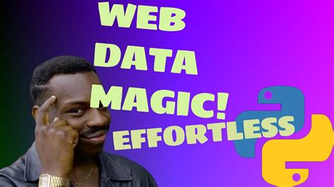 Python Web Scraping Beautiful Soup Project Youtube