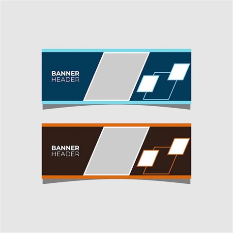 Premium Vector Modern Header Banner Template Vector Design