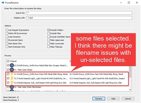 Power Renamer Search And Replace Issue · Issue 9569 · Microsoftpowertoys · Github