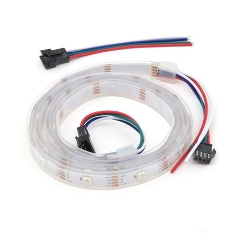Taśma Led Wodoodporna Ip67 Rgb Ws2815 1m 30 Led M Biała Pcb Elecena