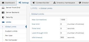 Limits Radiant Logic Documentation