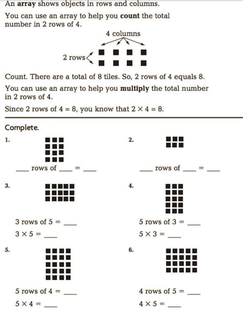 Free 3rd Grade Multiplication Worksheet Using Columns And Rows