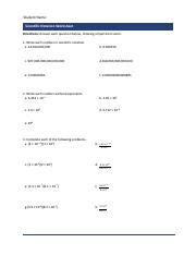 ScientificNotationWorksheet Pdf Babe Name Scientific Notation Worksheet Directions Answer