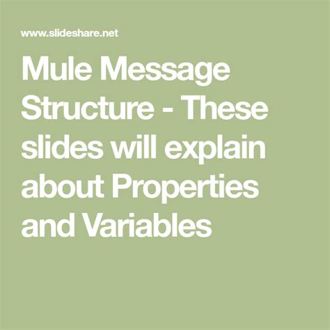 Understanding Mule Message Structure