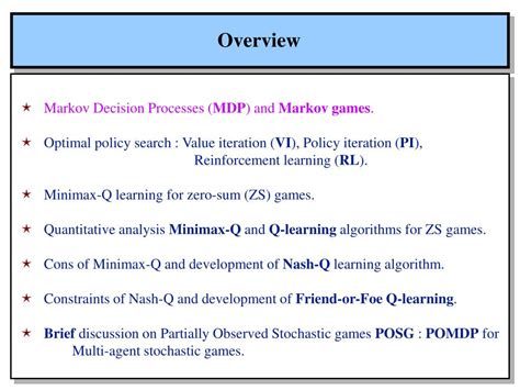 Ppt Reinforcement Learning On Markov Games Powerpoint Presentation Free Download Id4644690