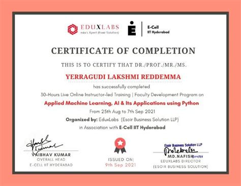 yerragudi lakshmi reddemma on linkedin thanks for eduxlabs india who
