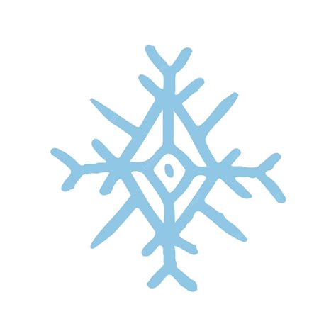 Premium Vector Hand Drawn Snowflake