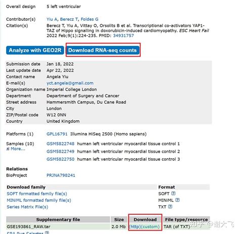 Geo转录组数据下载与整理 1 知乎