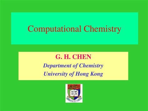 Ppt Computational Chemistry Powerpoint Presentation Free Download Id 4415791