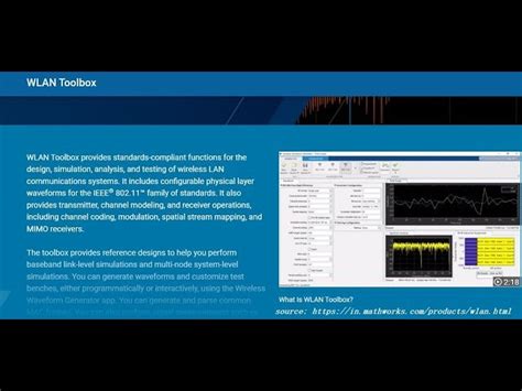 Free Video Introduction To Wlan Toolbox From Centre For Networked Intelligence Iisc Class