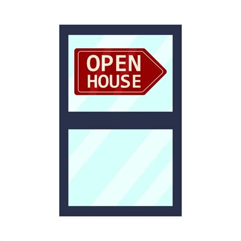 Illustration Of Open Sign Premium Vector