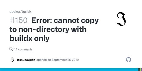 error cannot copy to non directory with buildx only · issue 150