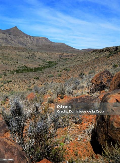 Vista Del Parque Nacional Karoo En El Gran Karoo De Sudáfrica Foto De