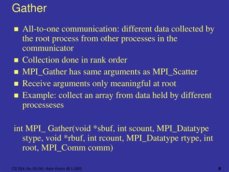 ppt mpi collective communication powerpoint presentation free