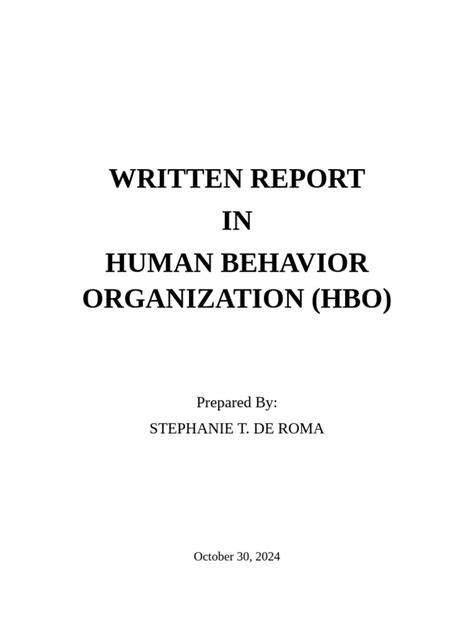 Written Report Pdf System Institution
