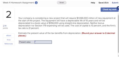 Solved Week 4 Homework Assignment I Saved Help Save And Exit