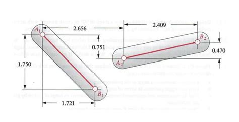 Solved Design A Fourbar Mechanism To Give The Two Positions Chegg Com