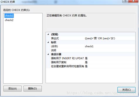 Sqlserver之check约束check约束表达式 Csdn博客