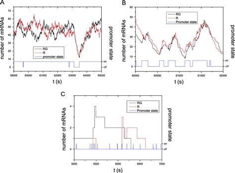 sampling of gene expression profiles from stochastic simulation for the