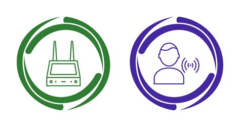 Router And Signal Icon 32878015 Vector Art At Vecteezy