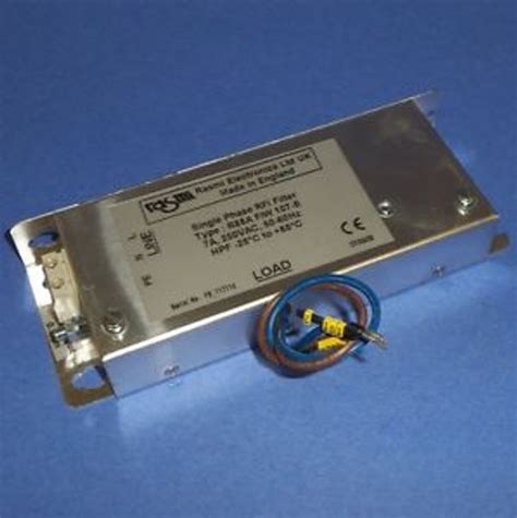 Rasmi Electronics Ltd 7a 250vac Single Phase Rfi Filter R88a Fiw 107 E