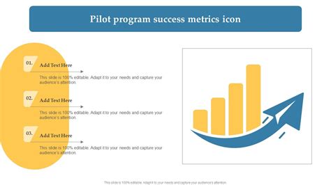 pilot program success metrics icon demonstration pdf powerpoint templates