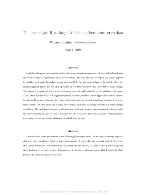 time series r pdf time series bootstrapping statistics