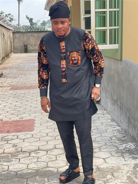 Isiagu Igbo Outfitafrican Men Ethnic Clothing African Men Igbo