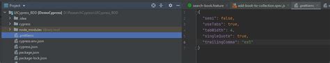 Setup Prettier To Reformat Code Javascript Cypress In Intellijvisual