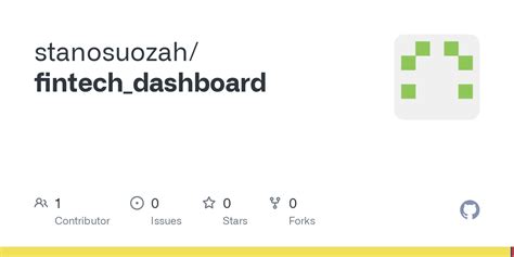 github stanosuozah fintech dashboard