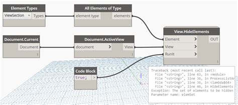 Hide Sections In Active View Revit Dynamo