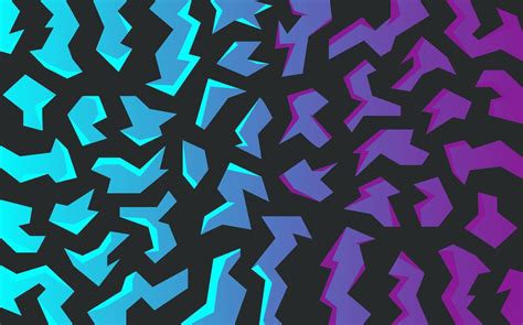 Abstract Colorful Angular Pattern With Blue And Purple Design Elements
