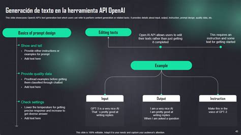 ¿cómo Utilizar La Api Abierta De Ia En Las Empresas Ppt Y Pdf Gratuitos