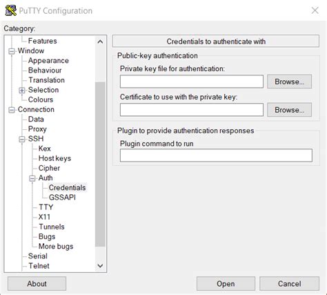 terminal using putty — vsc documentation