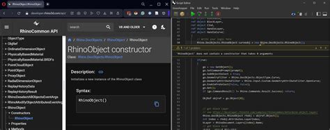 Rhinoobject Constructor Error In C Script Component Grasshopper Mcneel Forum