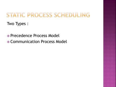 Ppt Static Process Scheduling Powerpoint Presentation Free Download