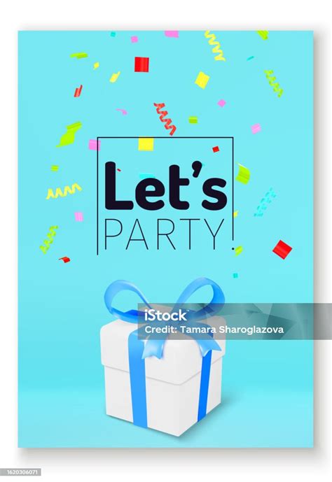 여러 가지 빛깔의 색종이 조각 축하 디자인 수직 파티 포스터 개념에 대한 스톡 벡터 아트 및 기타 이미지 개념 교육 기 Istock