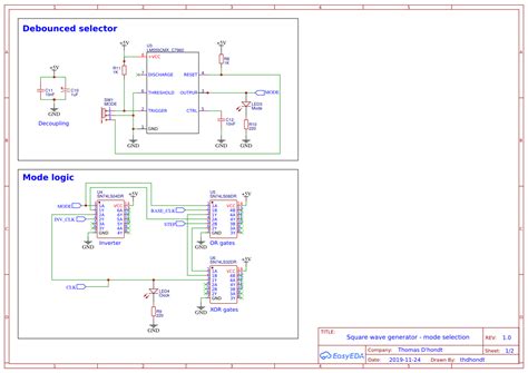 Square Wave Generator OSHWLab