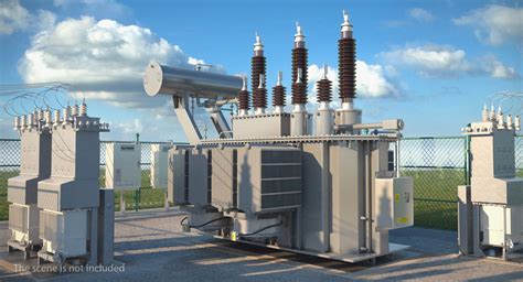 Overload Distribution Power Transformer 3d Model 89 3ds C4d Fbx