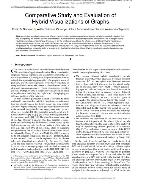 Pdf Comparative Study And Evaluation Of Hybrid Visualizations Of Graphs Pdf Comparative Study And Evaluation Of Hybrid Visualizations Of Graphs