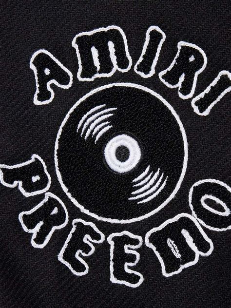 Amiri Jacket Black Mens Amiri