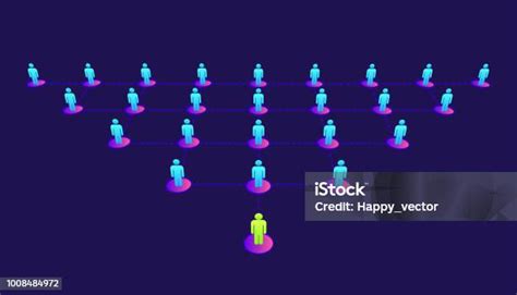 창의적인 벡터 일러스트 레이 션의 성장 하는 투명 배경에 고립 연결 사람들이 소셜 네트워크 계획을 추상화 합니다 회사 기업 부서