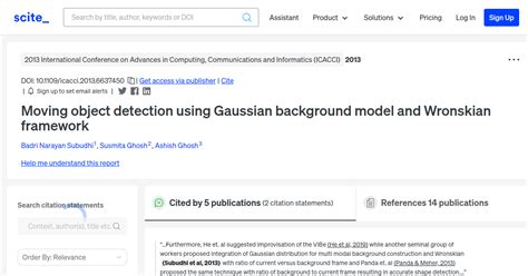 Moving Object Detection Using Gaussian Background Model And Wronskian