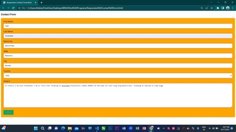 Yash Tondwalkar On Linkedin Today I Have Made Responsive Contact Us