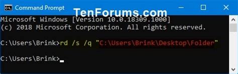 Delete Folder In Windows Tutorials
