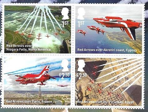 Sg5185 5188 2024 Red Arrows 2nd Issue Stamp Set