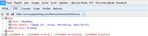 Browser Development Tools Basics