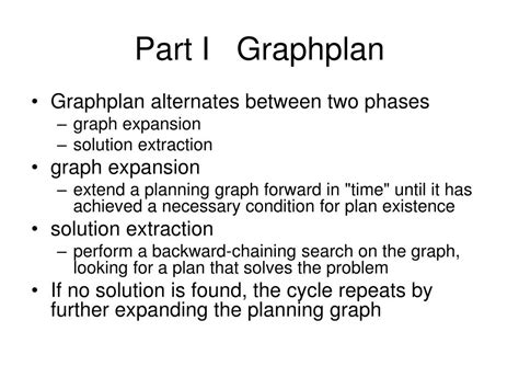 Ppt Planning With Constraints Graphplan And Satplan Powerpoint Presentation Id518030