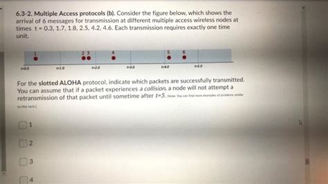 solved 6 3 2 multiple access protocols b consider the